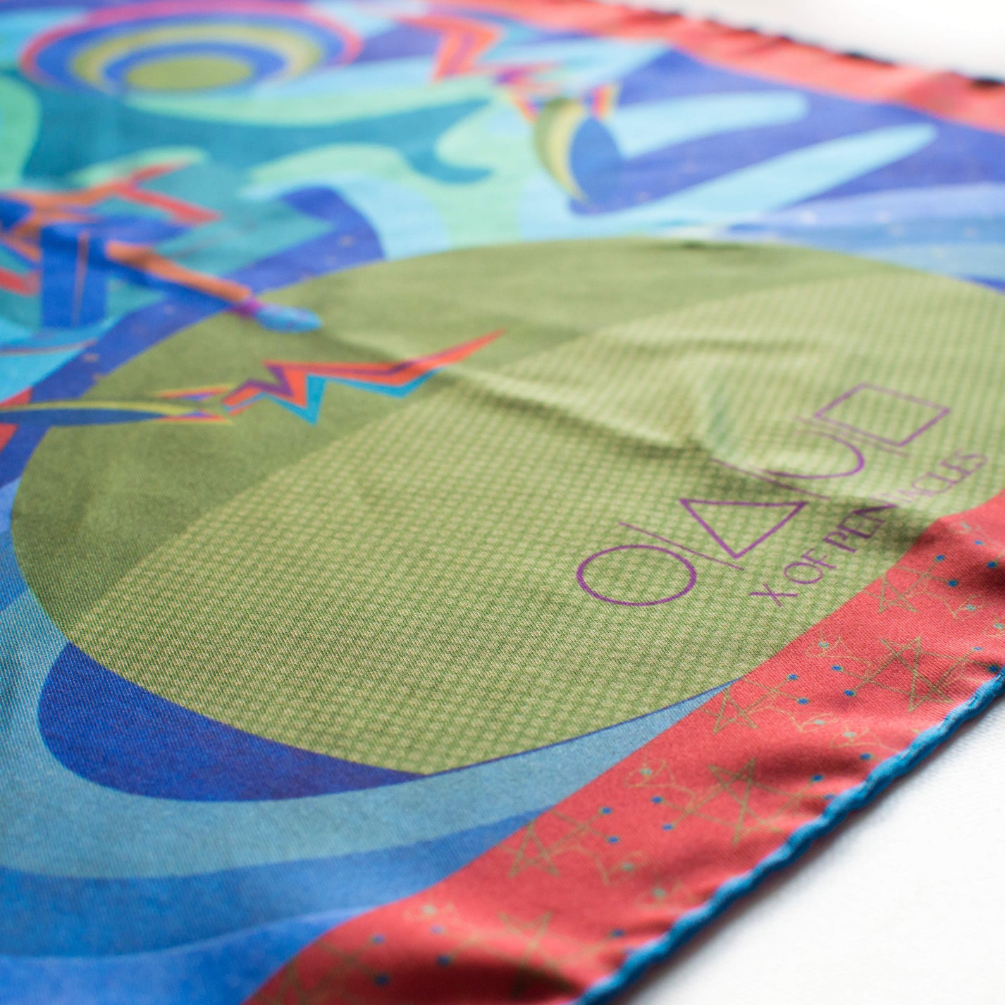 Space Printed Handkerchief for Suit Pocket | X Of Pentacles