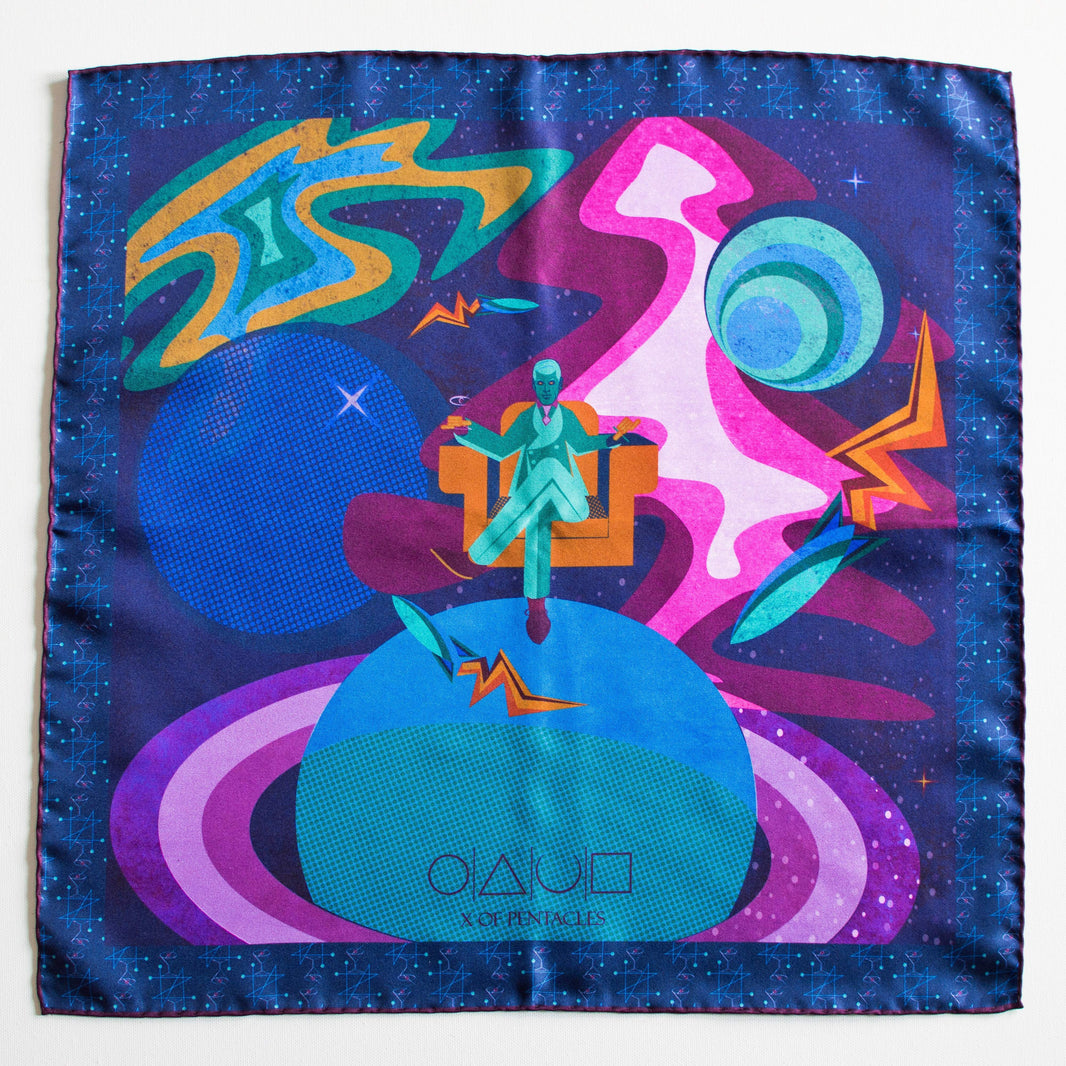 Pocket Square Handkerchief - Neckerchief | X Of Pentacles